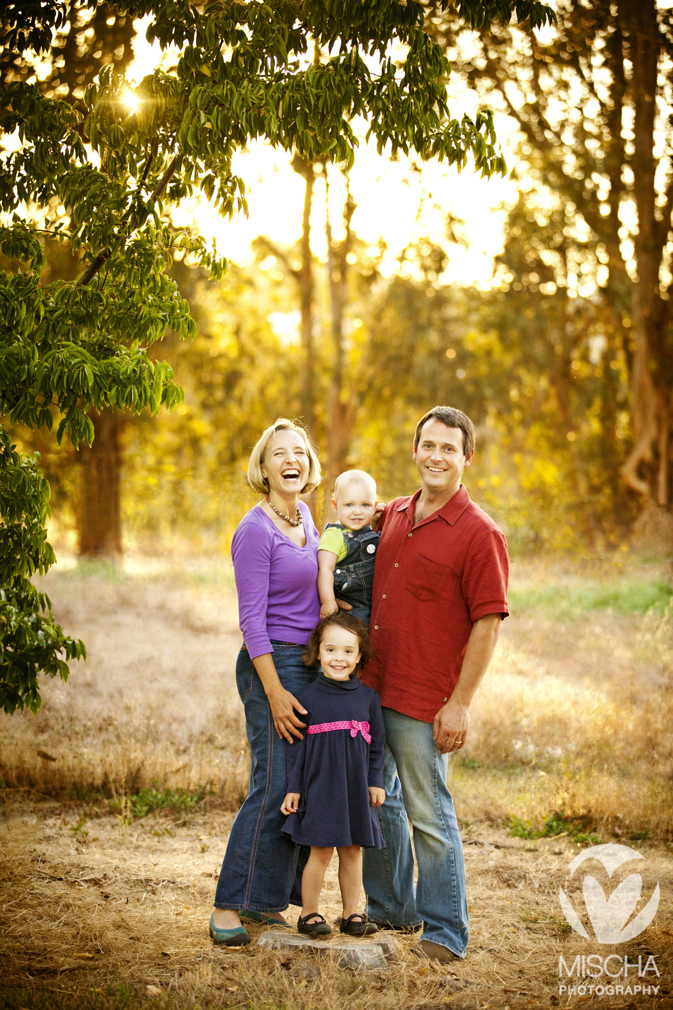 Wine country family portrait – The Bowies » Mischa Photography